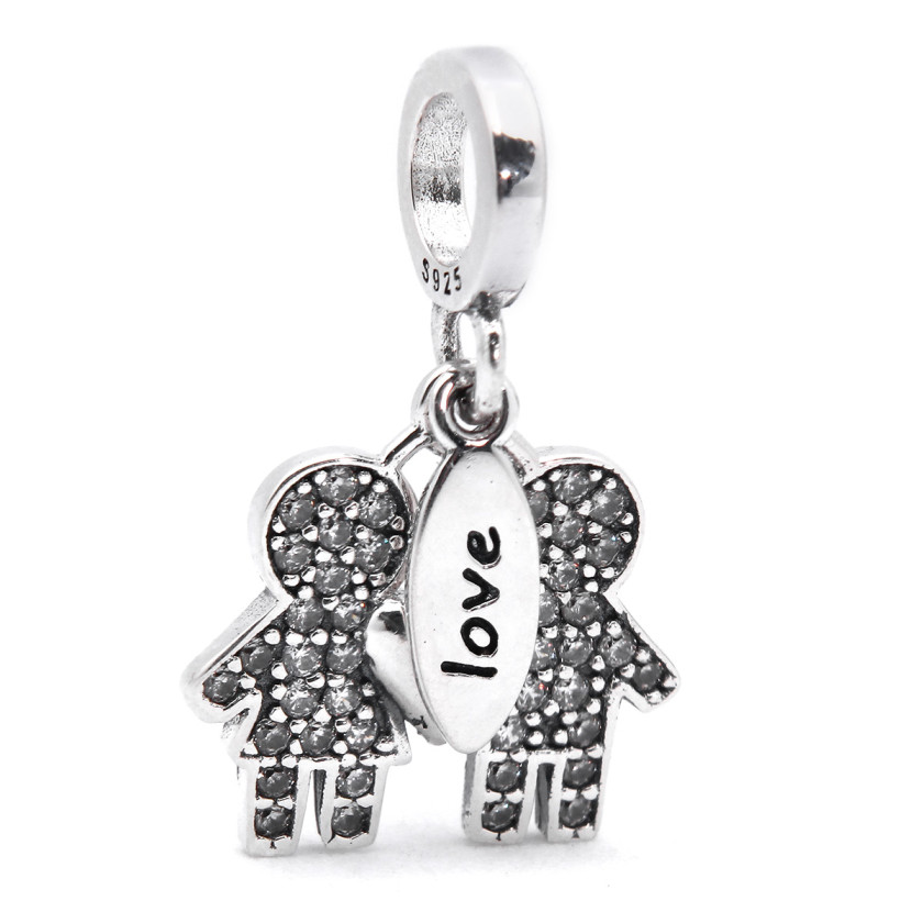 Berloque Charm Casal - Prata 925 | Mundo Briller